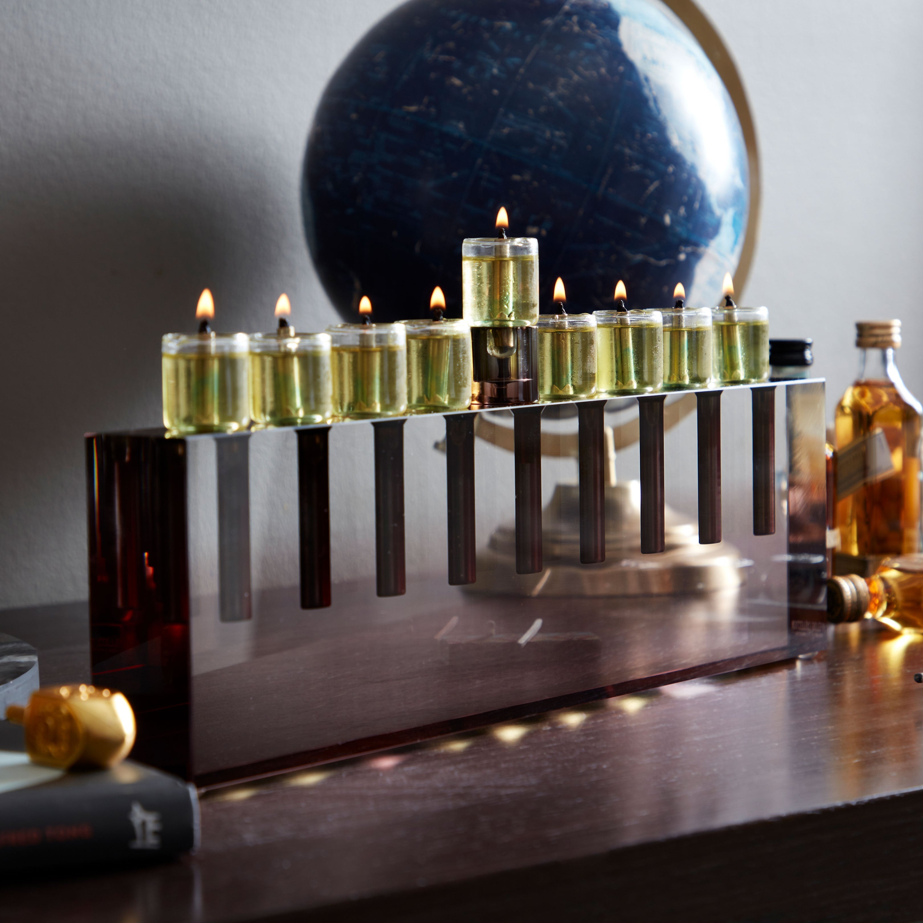 Oil Menorah Smoke – Apeloig Collection