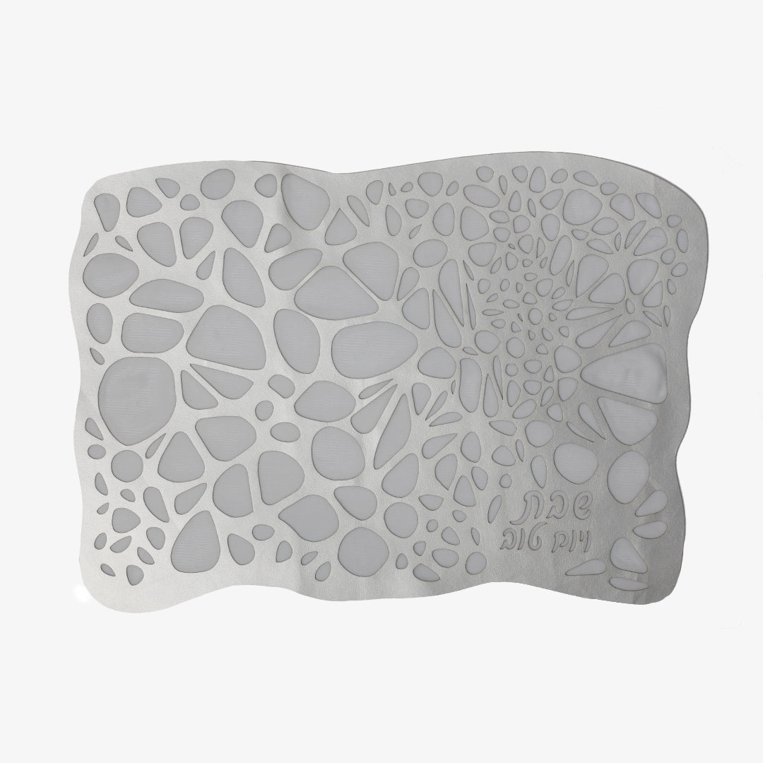 Challah Cover Pebbles Silver – Apeloig Collection